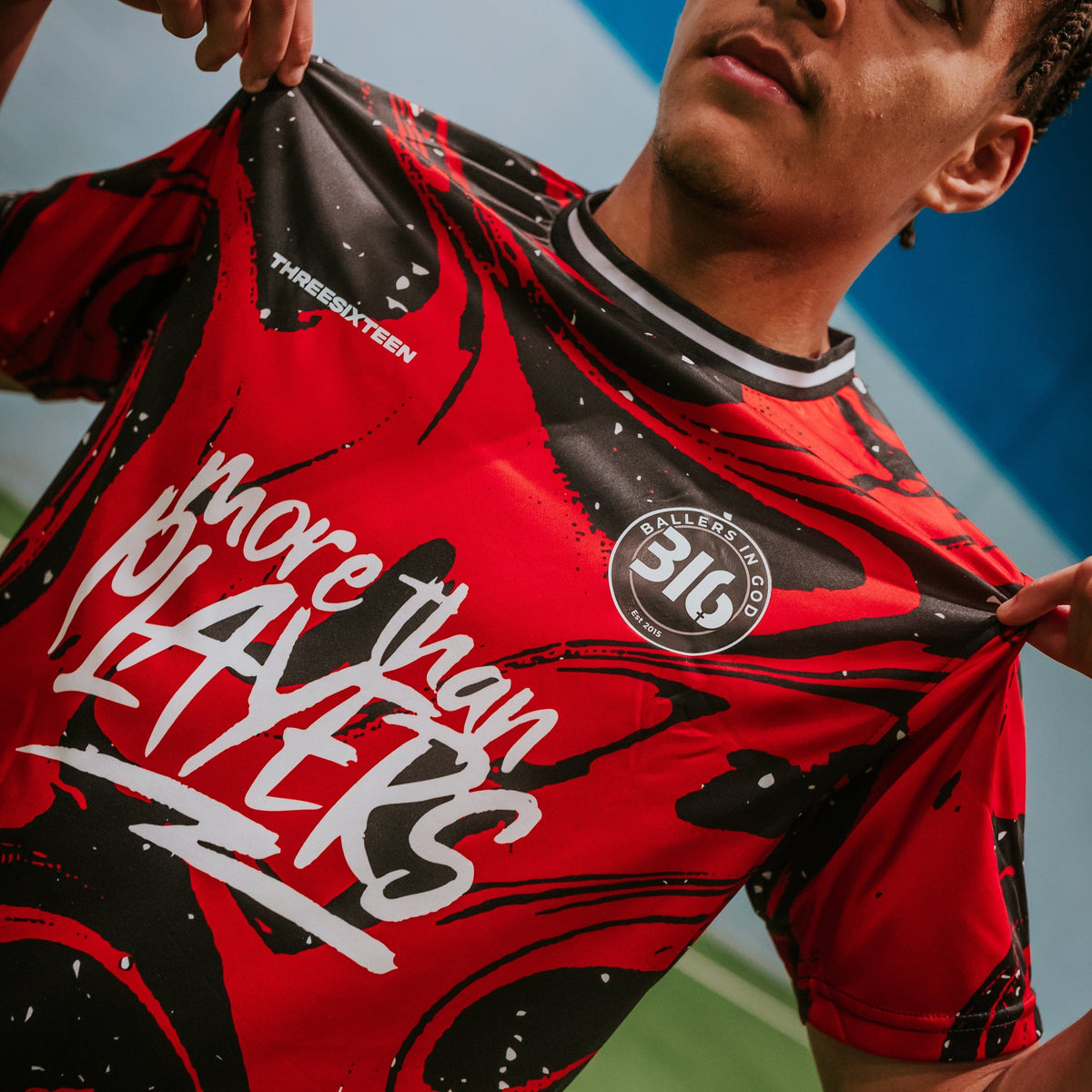 Ballers In God Third Jersey (Red) – Ballers in God