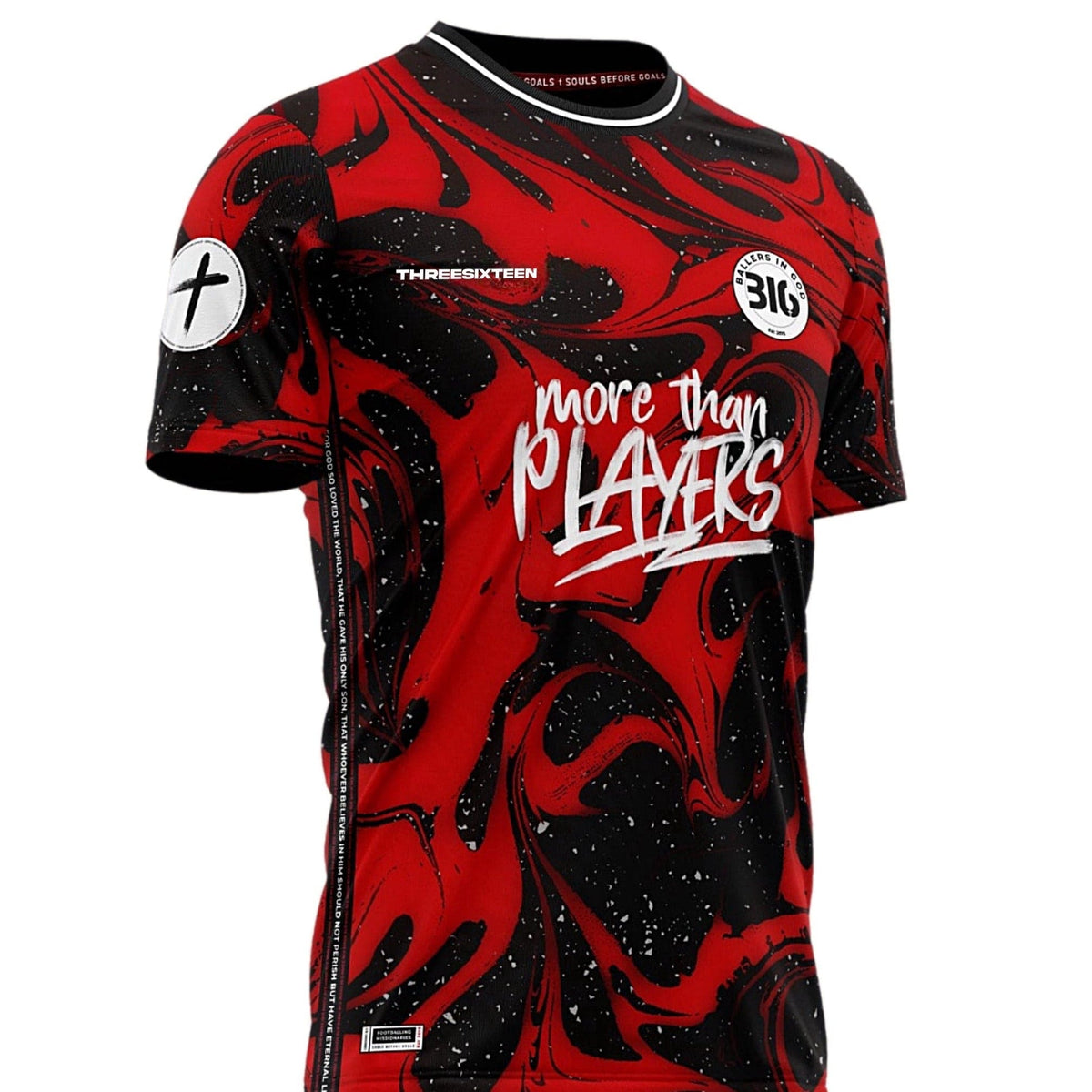 Ballers In God Third Jersey (Red) – Ballers in God