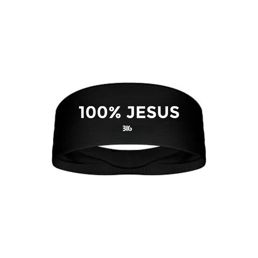 100% Jesus Performance Headband - Ballers in God