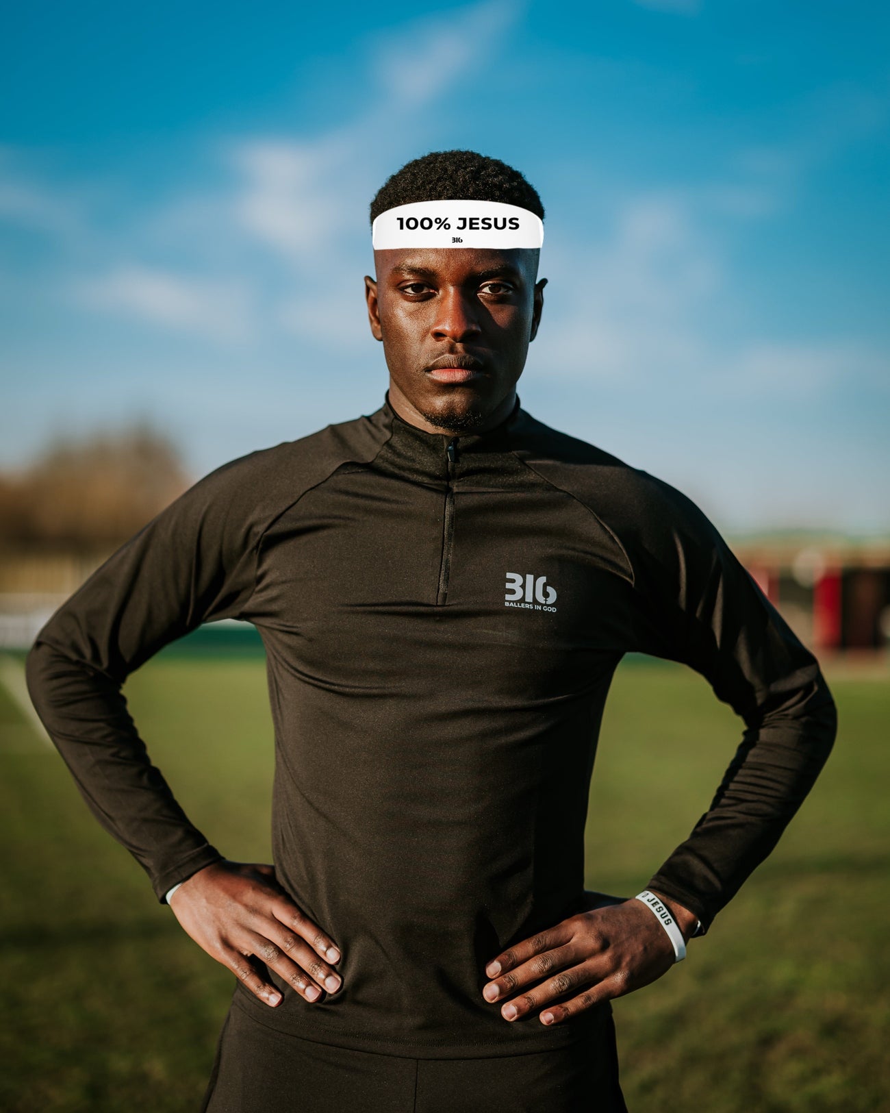 100% Jesus Performance Headband - Ballers in God