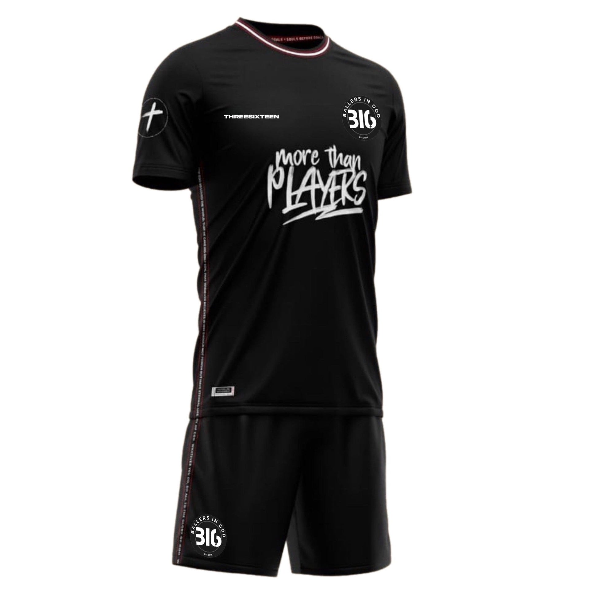 Ballers in God Official 'Audience of 1/John Three 16 Away Football Kit